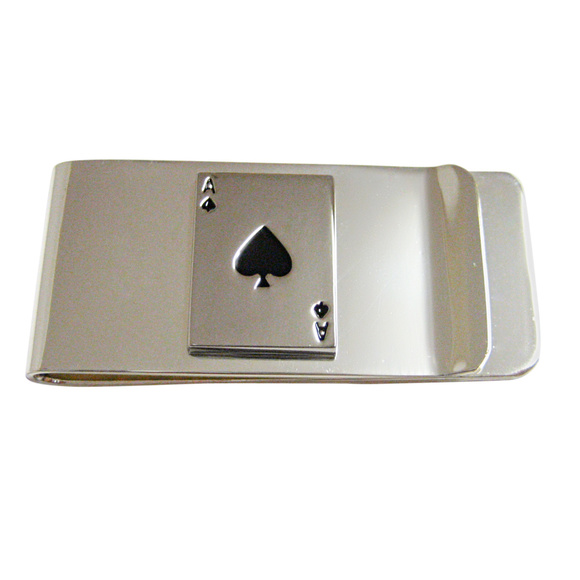 Kiola Designs | Accessories | Shiny Ace Of Spades Money Clip | Poshmark